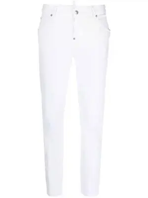 DSQUARED2 DSQUARED2 Cropped Straight-Leg Jeans