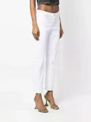 Dsquared2 Cropped Straight-leg Jeans