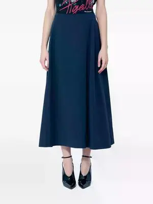 Balenciaga A-line Midi Skirt