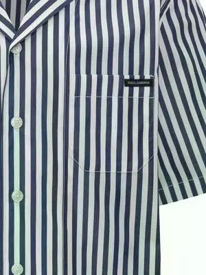 Dolce & Gabbana Hawaii Striped Shirt