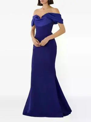 RHEA COSTA Off-shoulder Maxi Dress