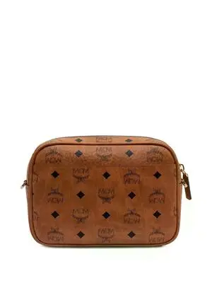 Mcm Logo Print Shoulder Bag