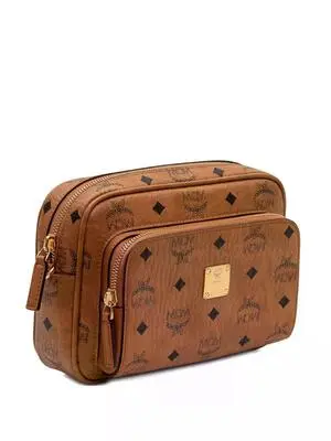 Mcm Logo Print Shoulder Bag