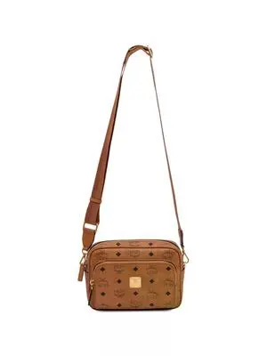 Mcm Logo Print Shoulder Bag