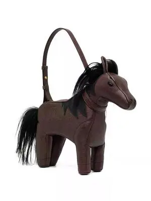 Thom Browne Horse Appliqué Shoulder Bag