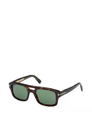 TOM FORD Square-frame Sunglasses - Brown