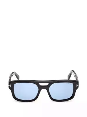 TOM FORD Rectangle-frame Sunglasses - Black