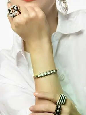 David Webb Striped Ring