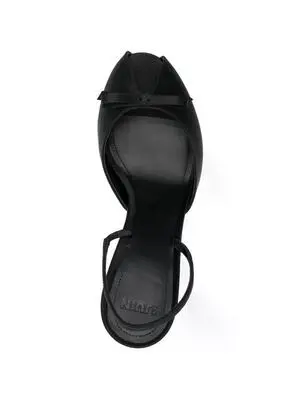 3JUIN Bow Embellishment Slingback Sandals