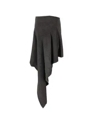 NICCOLO PASQUALETTI Wool Cascade Skirt