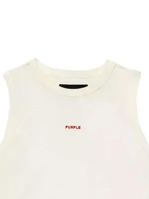 PURPLE BRAND Wordmark Sleeveless Tank Top
