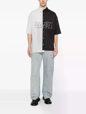 MAISON MARGIELA Distressed Straight Leg Jeans