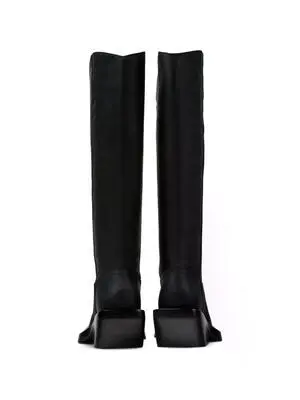 Camper Square Toe Leather Knee-high Boots