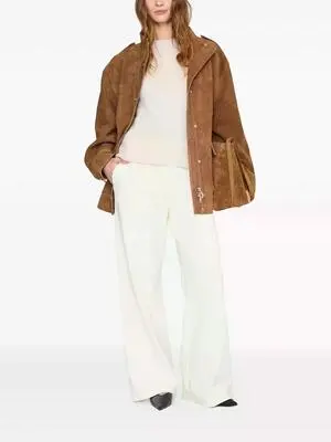 ANINE BING Kacey Track Pants - Neutrals