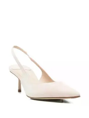 LE SILLA Point-toe Slingback Pumps - Neutrals