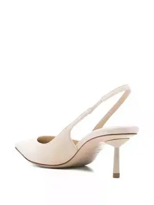 LE SILLA Point-toe Slingback Pumps
