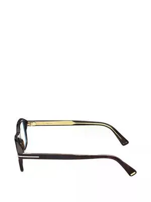 TOM FORD Square Frame Glasses - Brown