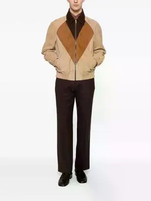 Valentino Garavani Diamond Panel Collar Jacket - Neutrals