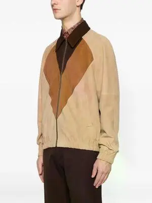 Valentino Garavani Diamond Panel Collar Jacket - Neutrals