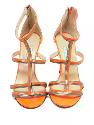 JIMMY CHOO Strappy High Heel Sandals With Zip Fastening
