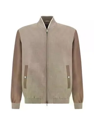 Paul & Shark Hybrid Bomber Jacket - Neutrals