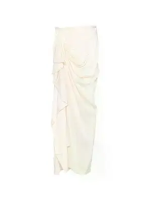 Bondi Born Draped Maxi Skirt - Neutrals