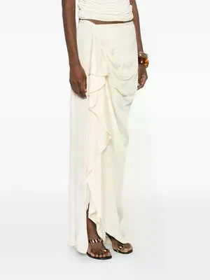 Bondi Born Draped Maxi Skirt - Neutrals