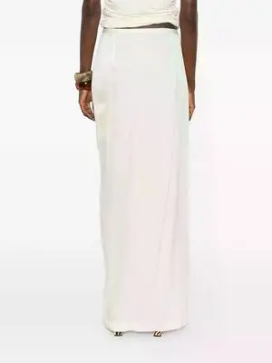 Bondi Born Draped Maxi Skirt - Neutrals