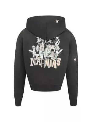 NAHMIAS Flower Graphic Zip-up Hoodie