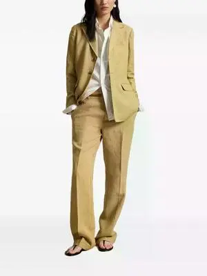 Polo Ralph Lauren One-button Linen Blazer - Neutrals