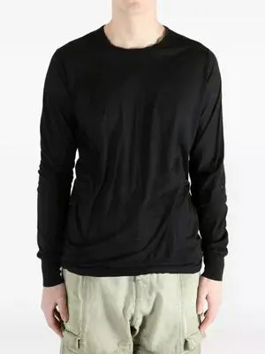 Rick Owens Long Sleeve Top With Tie Detail