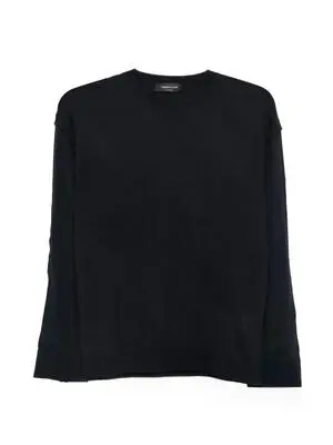 Fabiana Filippi Round Neck Long Sleeve Top