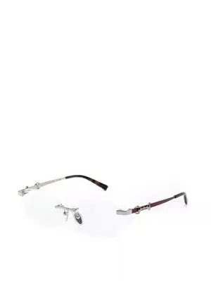 Gucci Horsebit Rimless Octagon Glasses