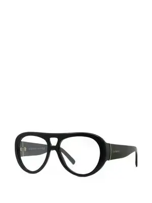 Givenchy Oval-frame Glasses - Black