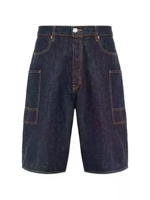 Kenzo Cargo Denim Shorts - Blue