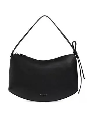 Kate Spade New York Leather Shoulder Bag With Tie Detail Black