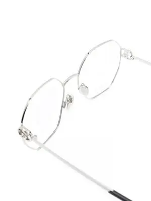 Gucci Octagon Frame Eyeglasses - Silver