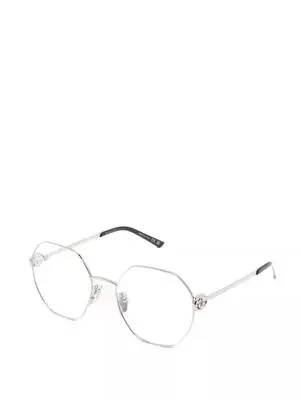 Gucci Octagonal Frame Glasses - Silver