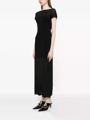 HOUSE OF DAGMAR Contrast Knitted Maxi Dress