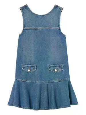 GANNI Mini Dress With Ruffled Hem