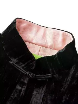 Shanghai Tang Velvet Tang Jacket - Black