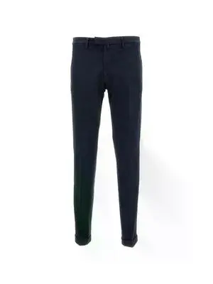 BRIGLIA 1949 Cotton Trousers - Blue