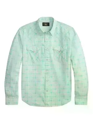 Ralph Lauren Plaid Buttoned Shirt - Blue