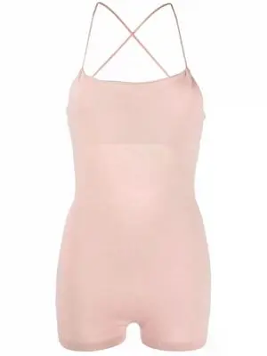Red Valentino Spaghetti Strap Bodysuit - Neutrals