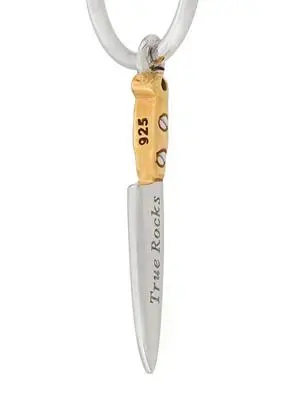 TRUE ROCKS Knife Drop Huggie Earring
