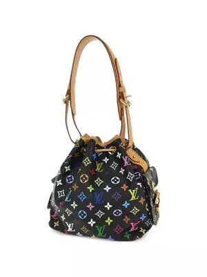 LOUIS VUITTON Monogram Multicolour Petite Noe Tote Bag - Black