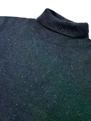 Brooks Brothers Ribbed Trims Turtleneck Sweater