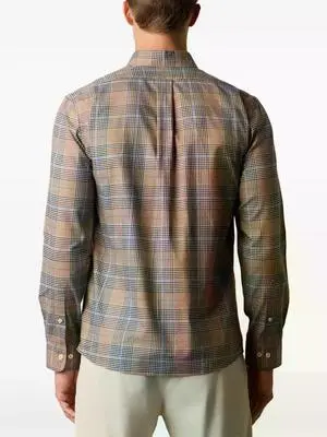 Brooks Brothers Plaid-patterned Button-down Collar Shirt - Brown