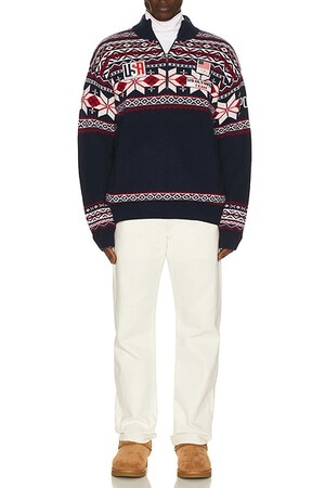 Polo Ralph Lauren Winter Olympics Quarter Zip Pullover Sweater