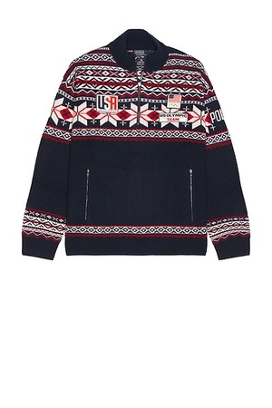 Polo Ralph Lauren Winter Olympics Quarter Zip Pullover Sweater